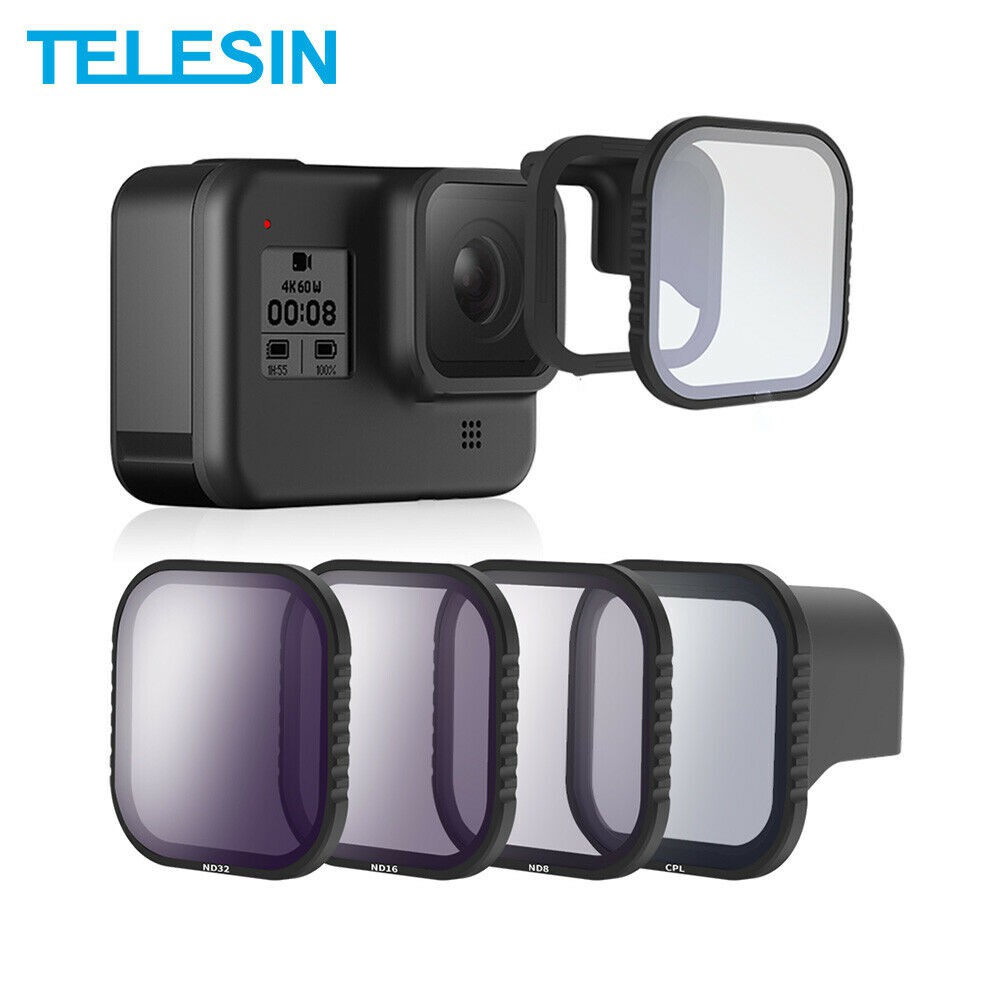 TELESIN 4pcs ND Filter Lens ND8 ND16 ND32 CPL Polarized Filters for ...