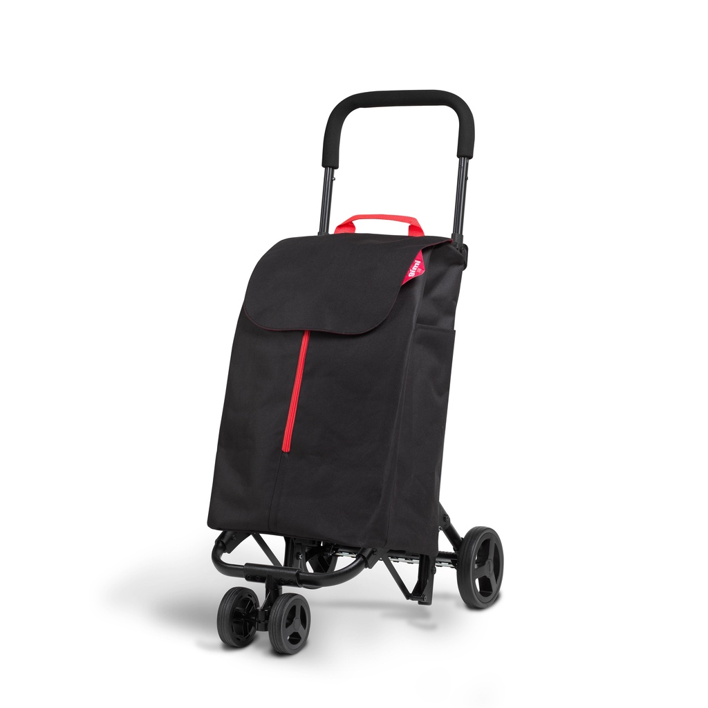 GIMI Shopping Trolley Twin New Black (4 Wheels) | Shopee Singapore
