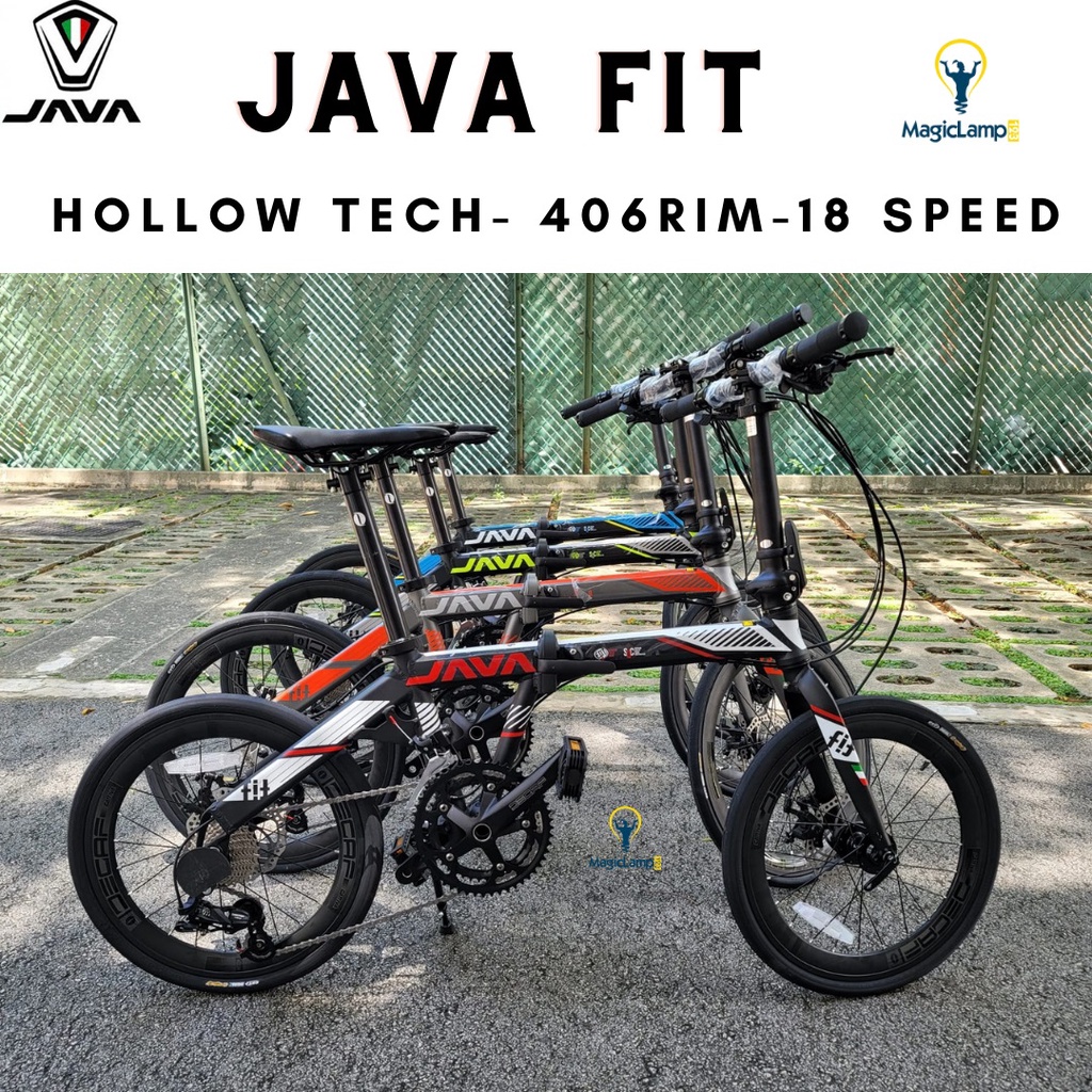 🌟 JAVA FIT 18 Speed 406 / 451 Rim 2022 Edition Folding Bike Light ...