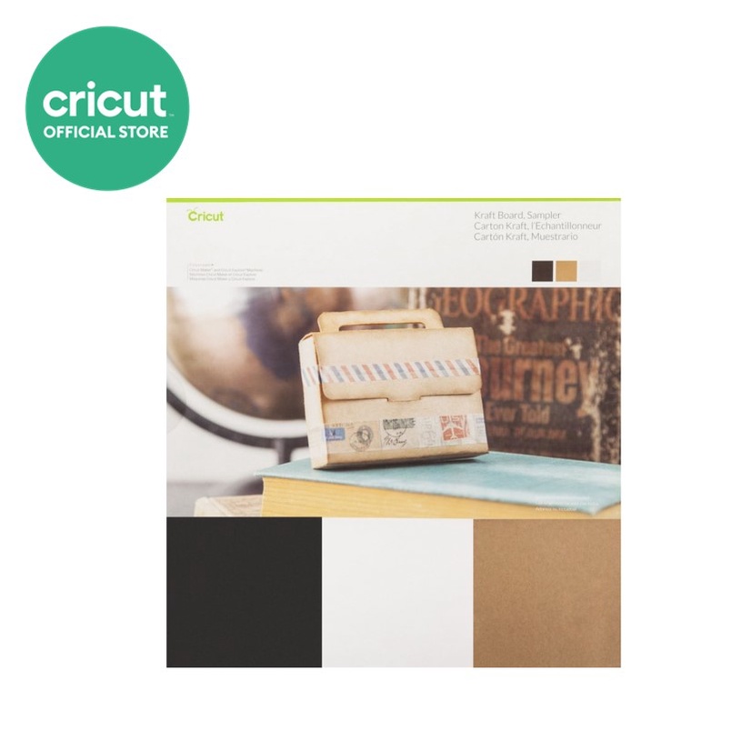 Cricut Kraft Board Sampler - 30 sheets (10 of each colour) 30.5 cm x 30 ...