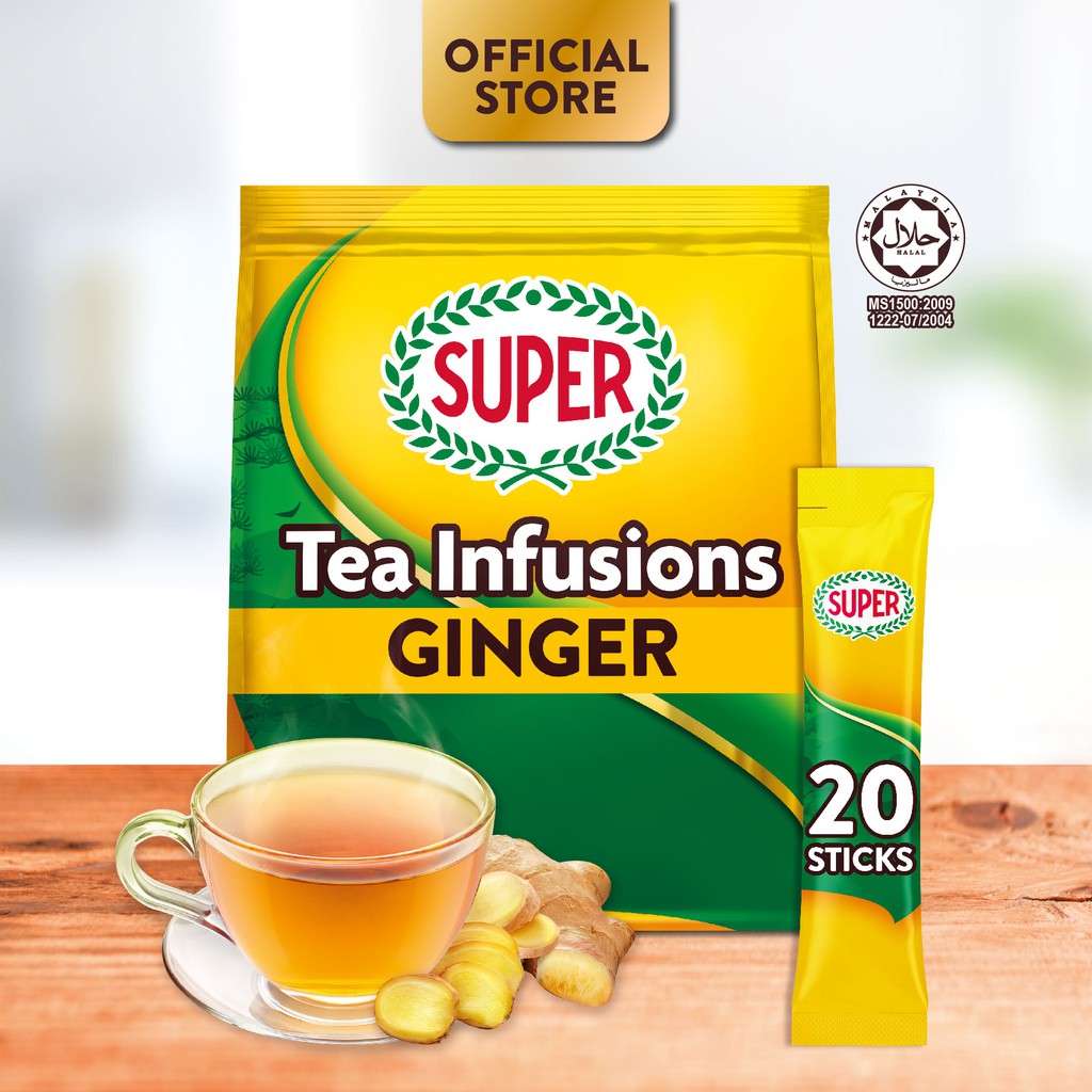 Super Instant Tea Infusions – Ginger Tea Halal | Shopee Singapore
