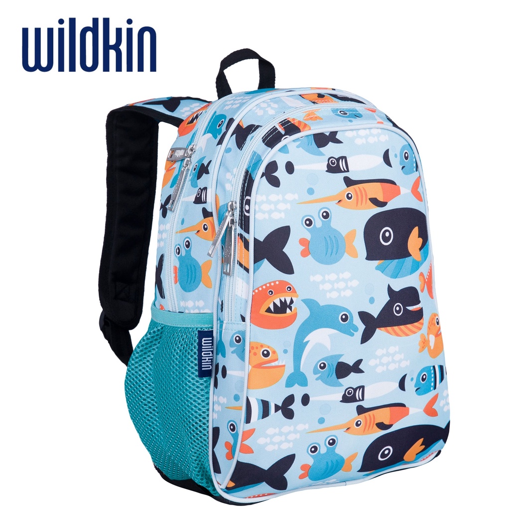 Wildkin Olive Kids Big Fish Sidekick Backpack School Bag (For Primary ...