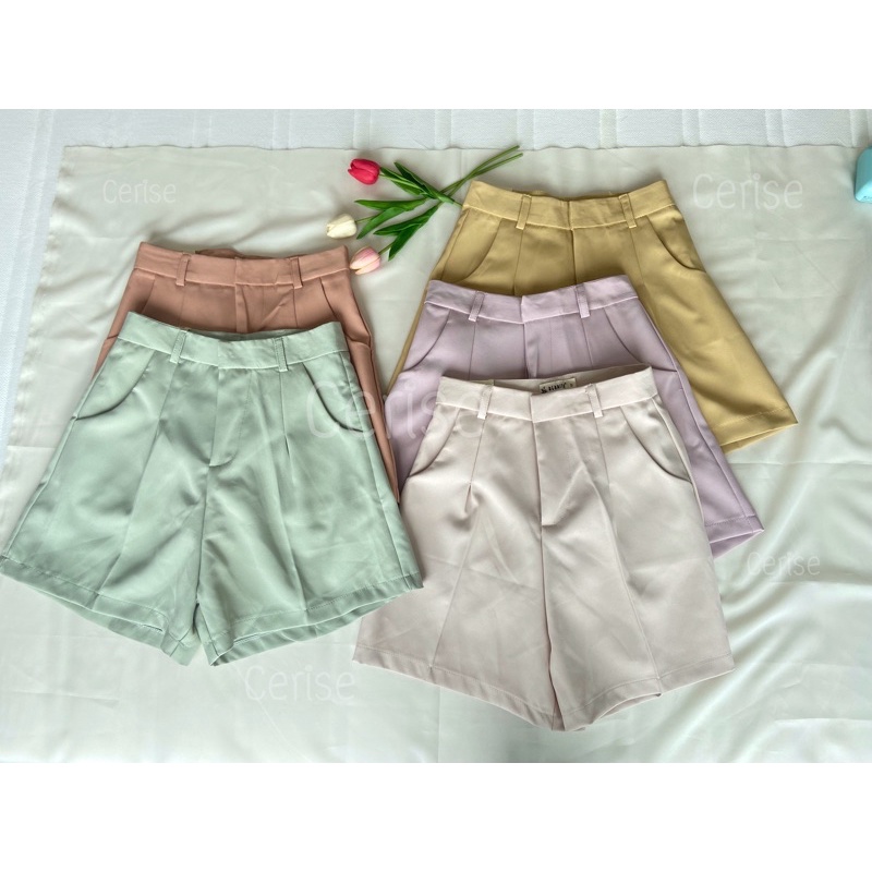 High-Waisted Shorts That Are Not Very Short berrita The Fabric Is ...
