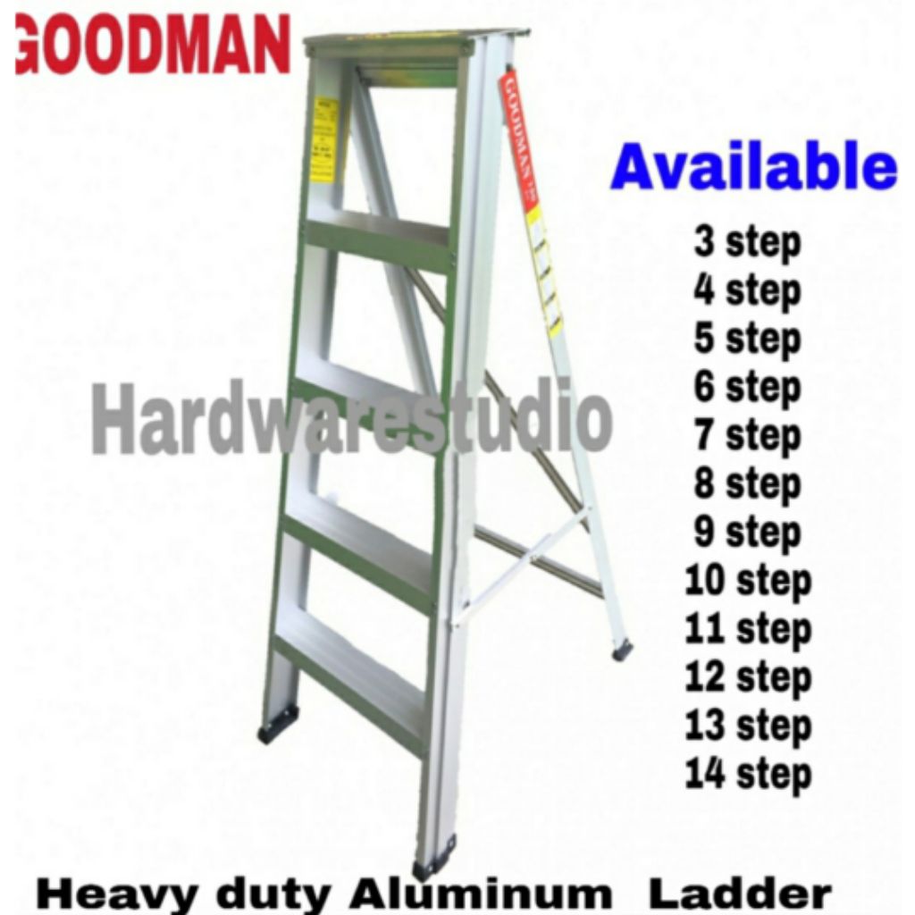 Heavy duty A frame Aluminum platform ladder/Goodman/ Free delivery ...