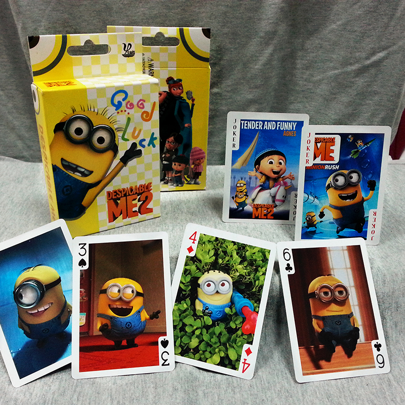 Cartoon Despicable Me Minions Playing Cards Poker Cards Collection for ...