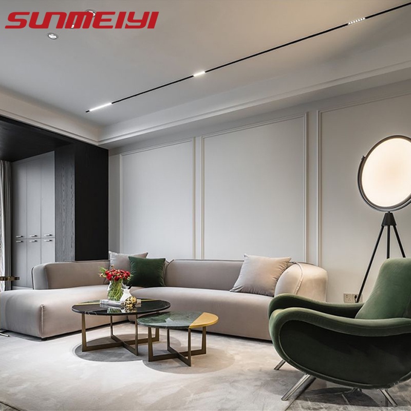 New Smart Magnetic Track Light Dimmable Remote Control 48VLed Ceiling ...