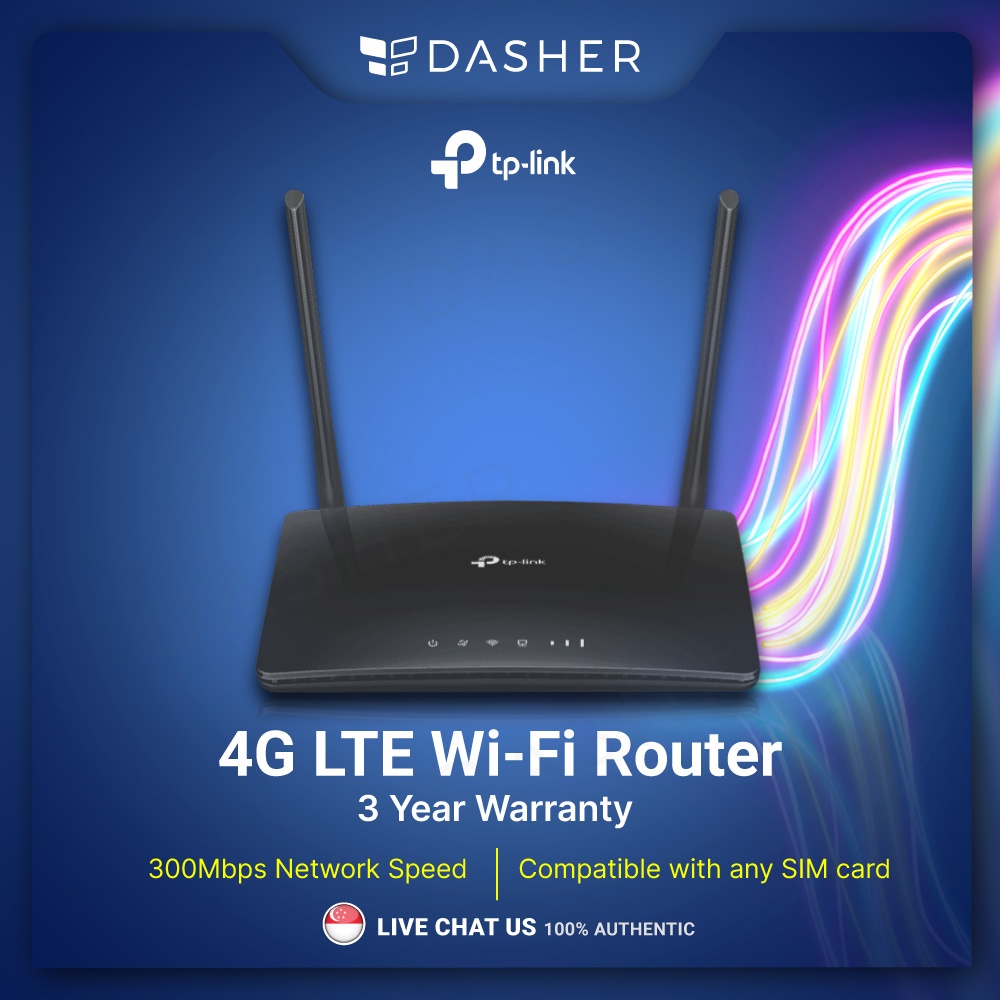 TP-Link TL-MR6400 Apac 300Mbps 4G LTE Wireless Wifi Modem Router ...