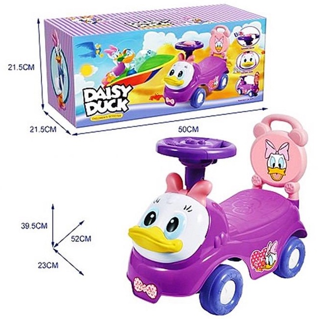 Daisy Duck Walker Ride On Mini Walker Push Car with Horn Music Steering ...
