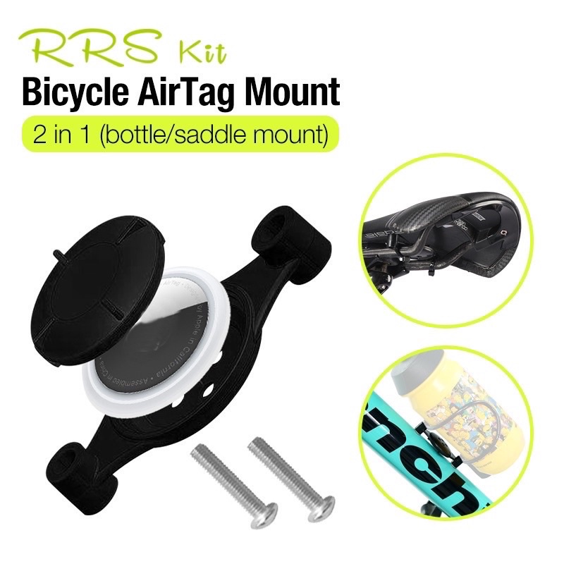 [SG Ready Stock] Airtag Holder Mount Bicycle Bracket Compatible with ...
