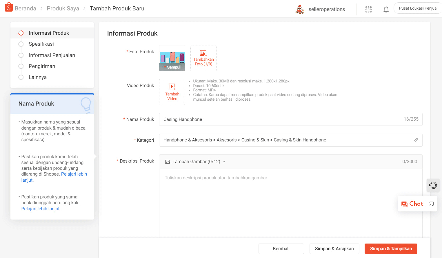 Meng-upload Daftar Produk | Pusat Edukasi Penjual Shopee Indonesia