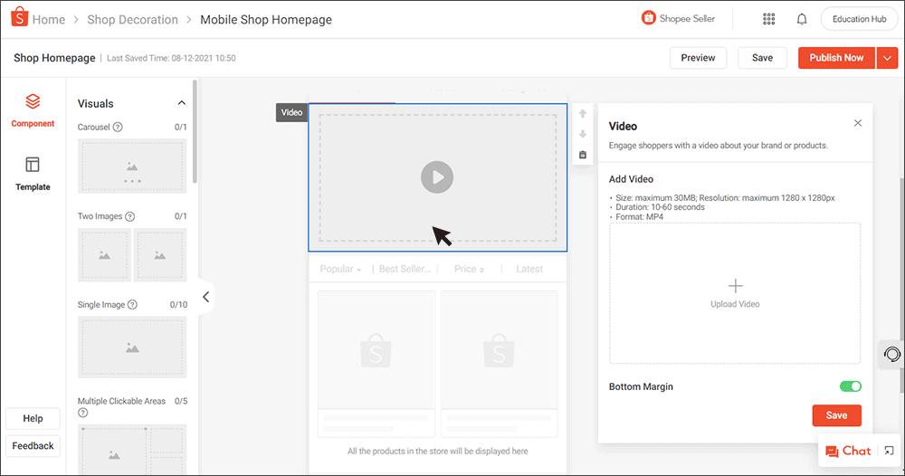 Adding Decoration Components | PH Seller Education [Shopee]