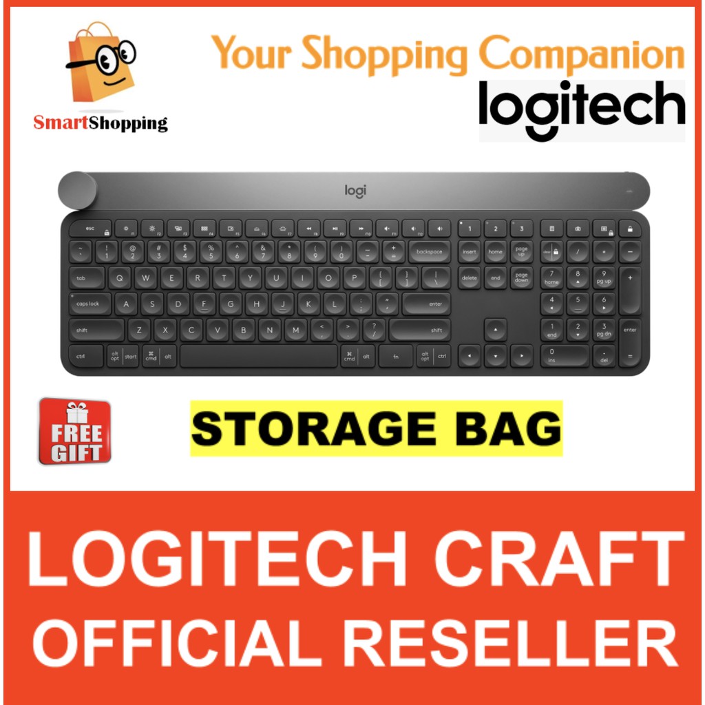 (Original) Logitech Craft Wireless Advanced Keyboard with Creative ...