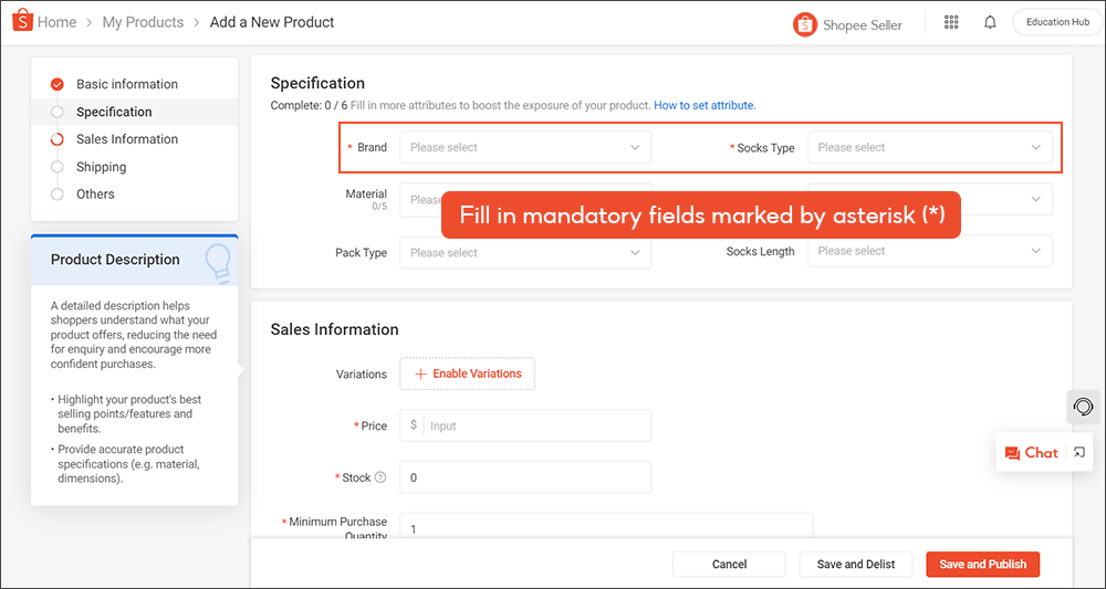 Listing your first product | SG Seller Education [Shopee]