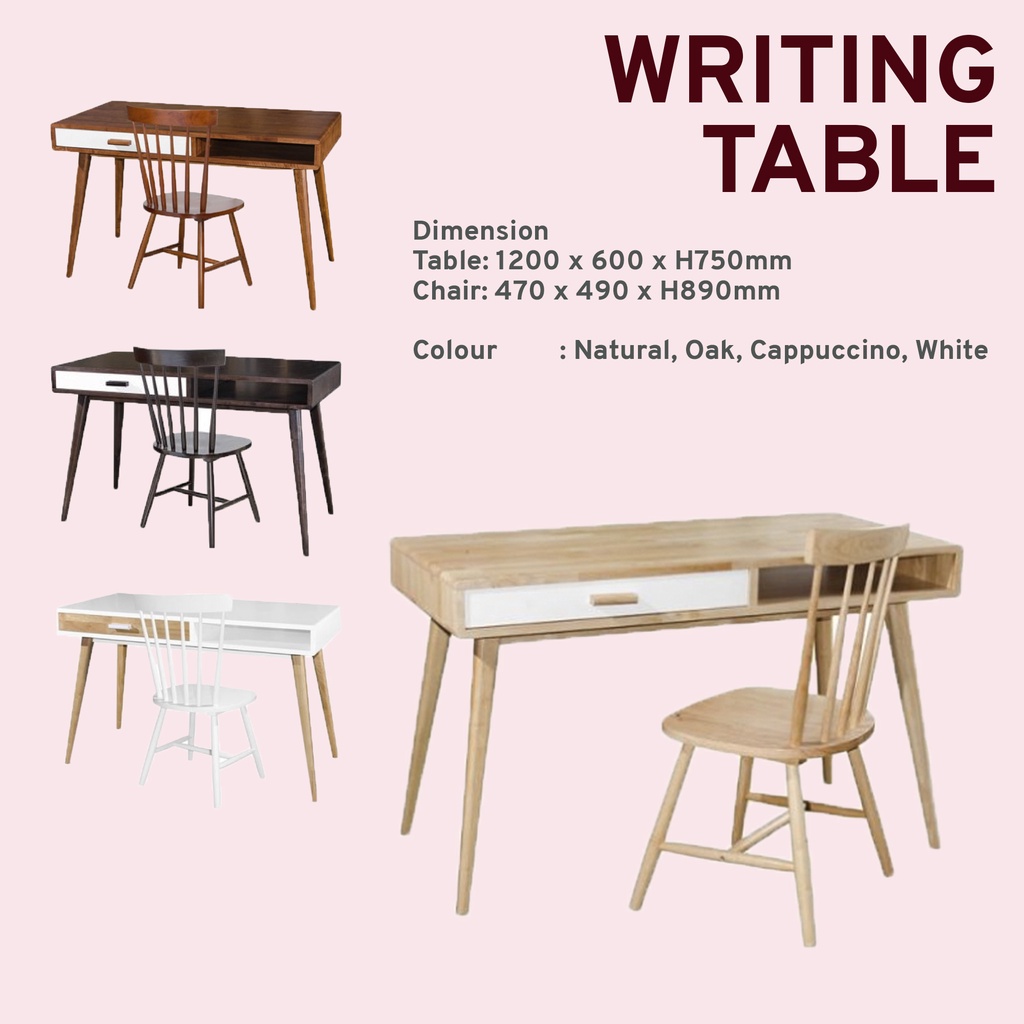 WRITING TABLE/STUDY TABLE/OFFICE TABLE/ WRITING DESK/OFFICE DESK/STUDY DESK/SOLID WOOD STUDY ...