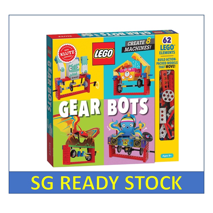 Klutz Lego Gear Bots Science STEM Activity Kit | Shopee Singapore