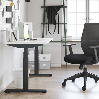 Haworth HAT Elements Height Adjustable Home Office Study Computer Table ...