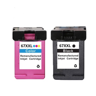 Compatible HP 67XL 67XXL 67 XL Black Color ink cartridge Printer Black Color ink cartridge ...
