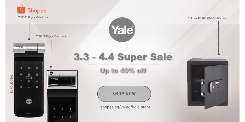 Yale Official Store, Online Shop Aug 2022 | Shopee Singapore