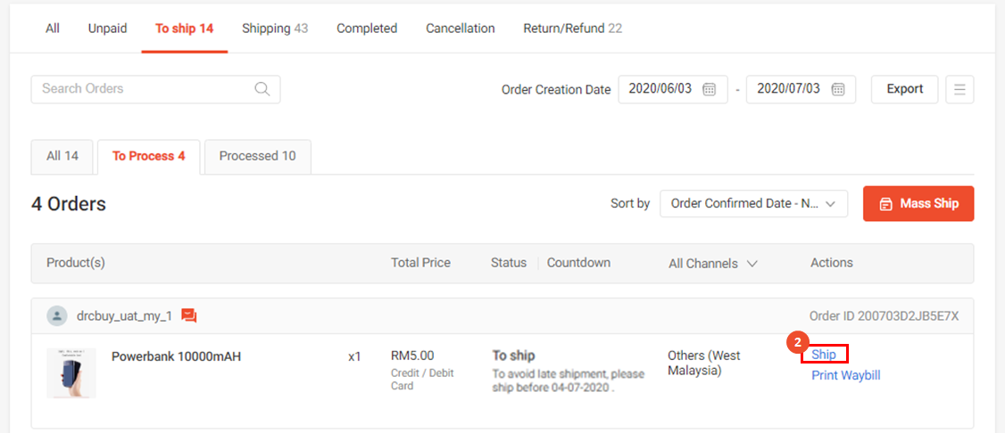 Basics of shipping your orders | Shopee MY Seller Education Hub