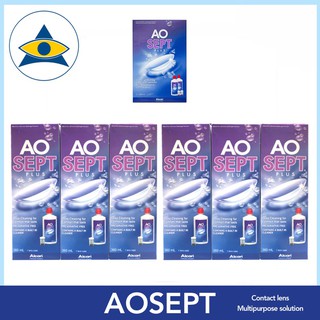 Alcon AOSEPT Value Pack Contact Lens Multipurpose Solution | For cleaning disinfecting and ...