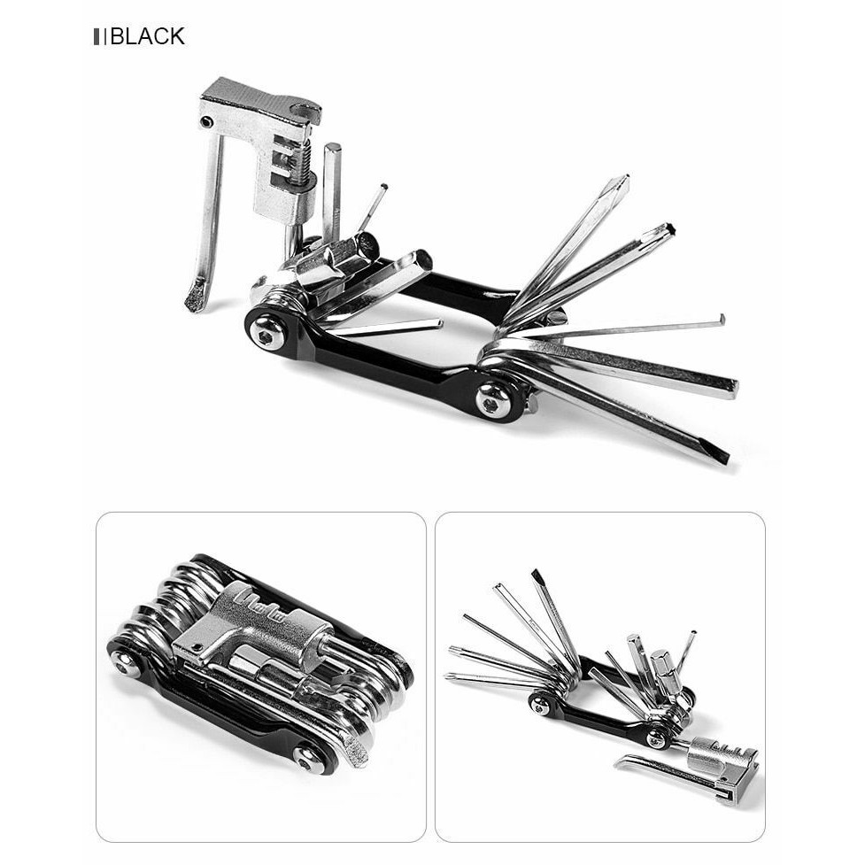 Bicycle Tools Repairing Set Multi Function 11 In 1 Bike Repair Kit ...