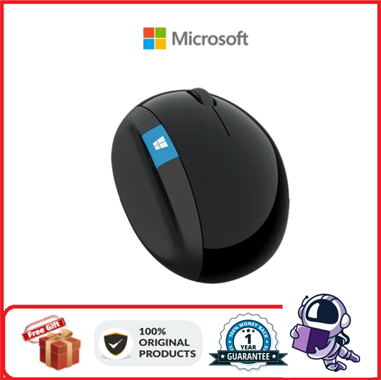 Microsoft Sculpt Ergonomic wireless mouse, ergonomic design, blue ...