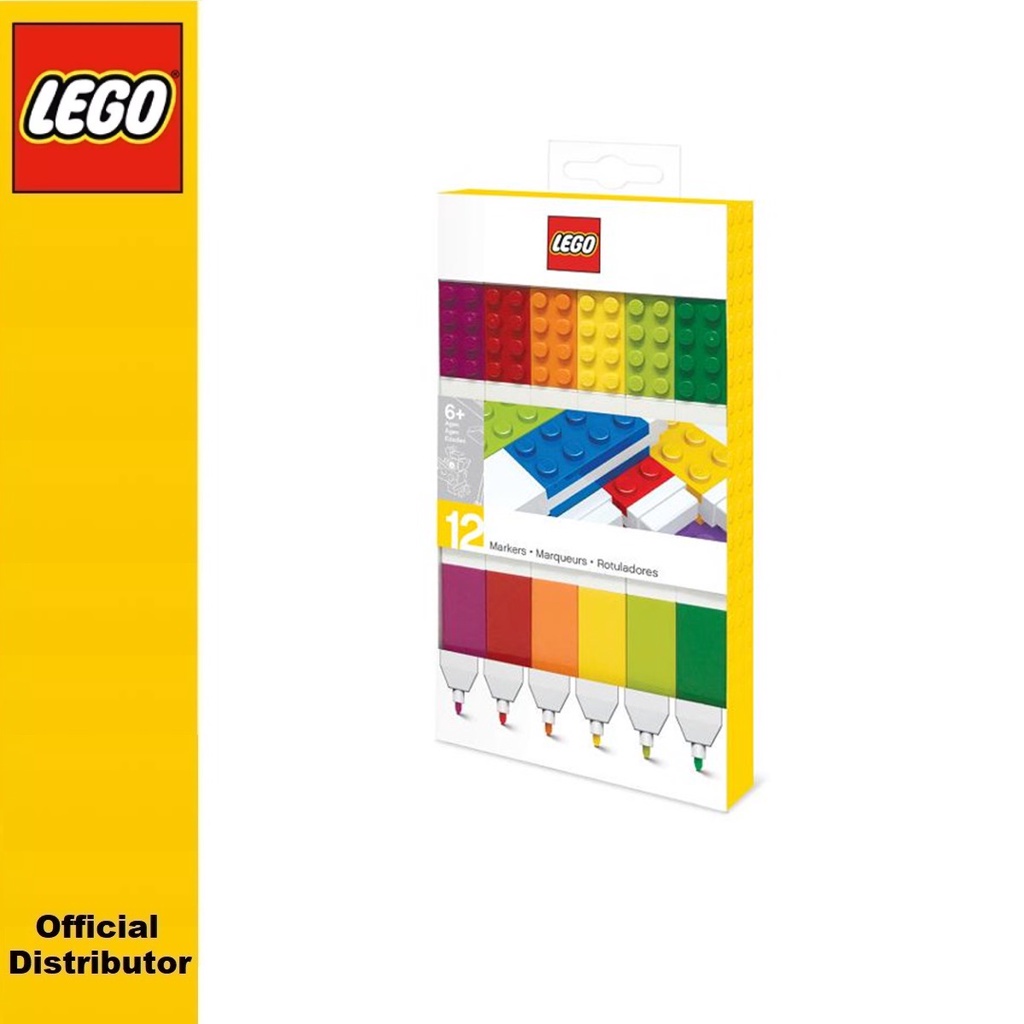 LEGO Markers (12 pcs) | Shopee Singapore