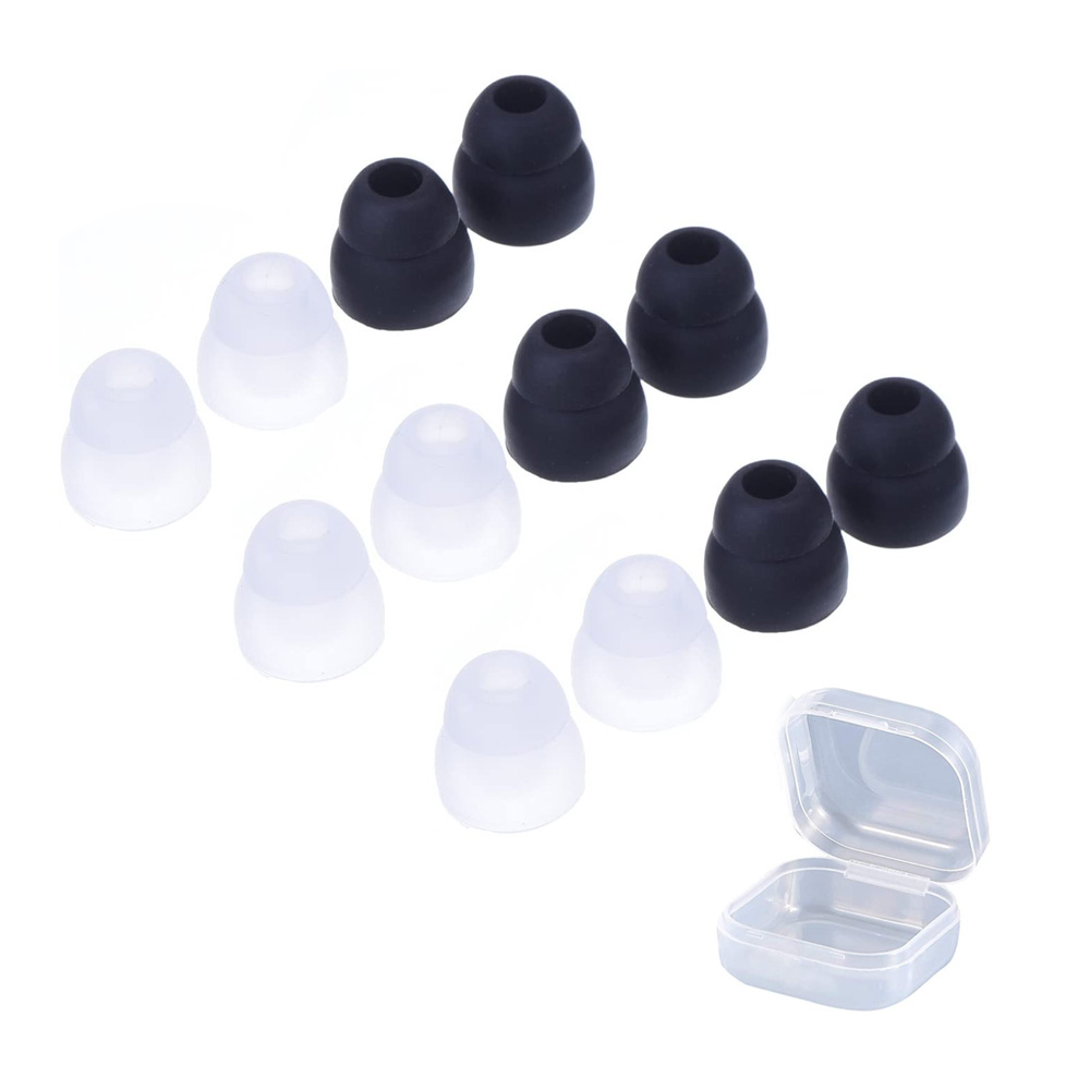 3 Pairs Silicone Ear Tips Earbuds Buds Set Compatible with Various ...