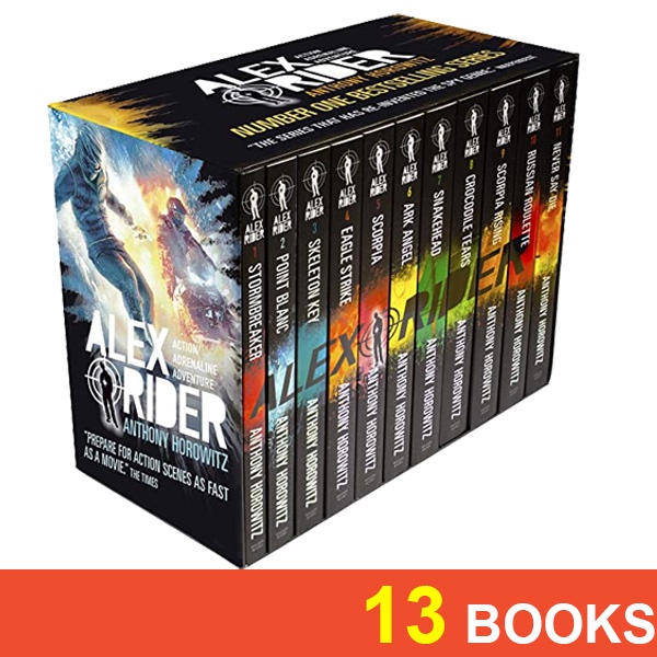 [SG Stock] Alex Rider Collection Box Set (13 Books) | Shopee Singapore