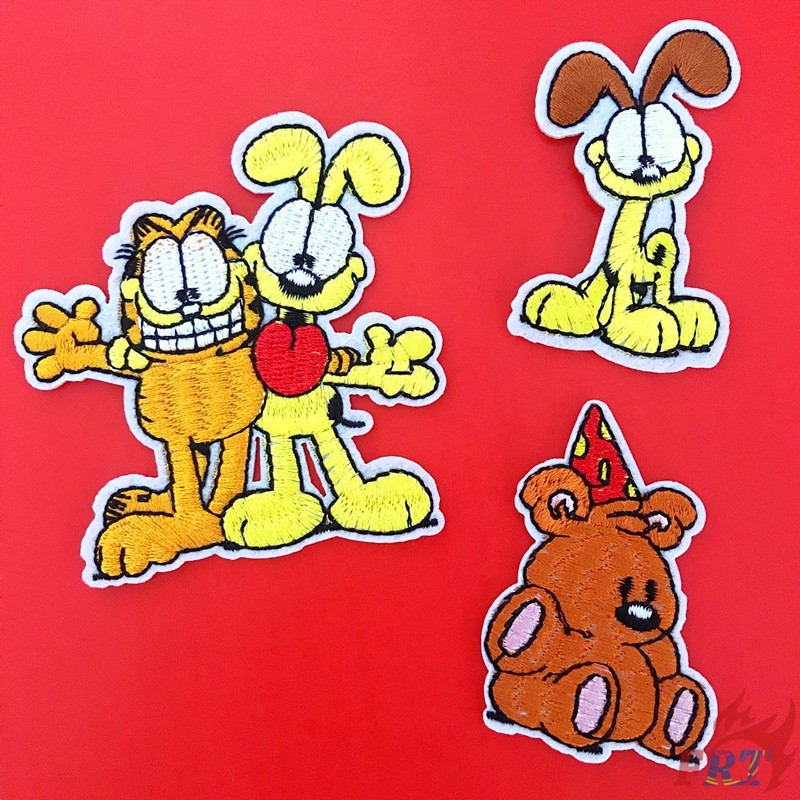 ☸ Cartoon：Garfield Patch ☸ 1Pc Garfield / Odie / Pooky Diy Sew on Iron ...