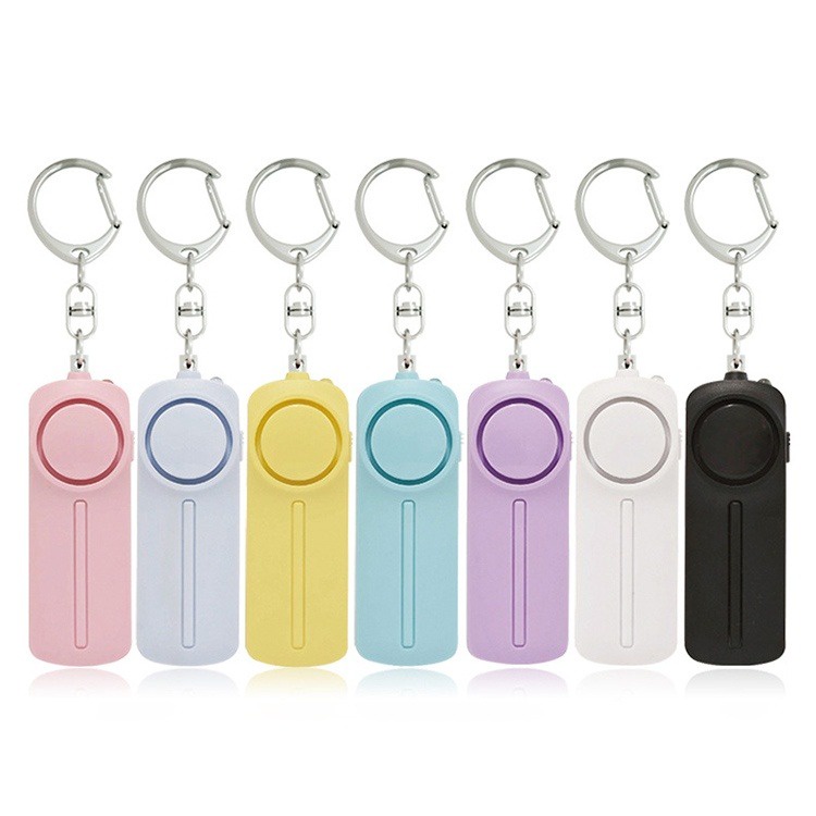 Women Self Defense Keychain with Loud Sound and Light 130dB Pull Ring ...