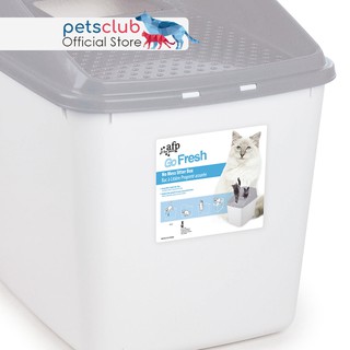 AFP - Go Fresh No Mess litter Box in Grey and Sand Color, Cat Litter ...