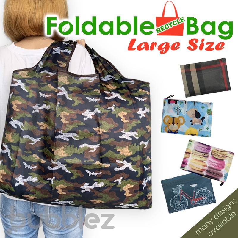 [SG SELLER] FOLDABLE RECYCLE BAG (LARGE SIZE) [100-149] / ECO ...