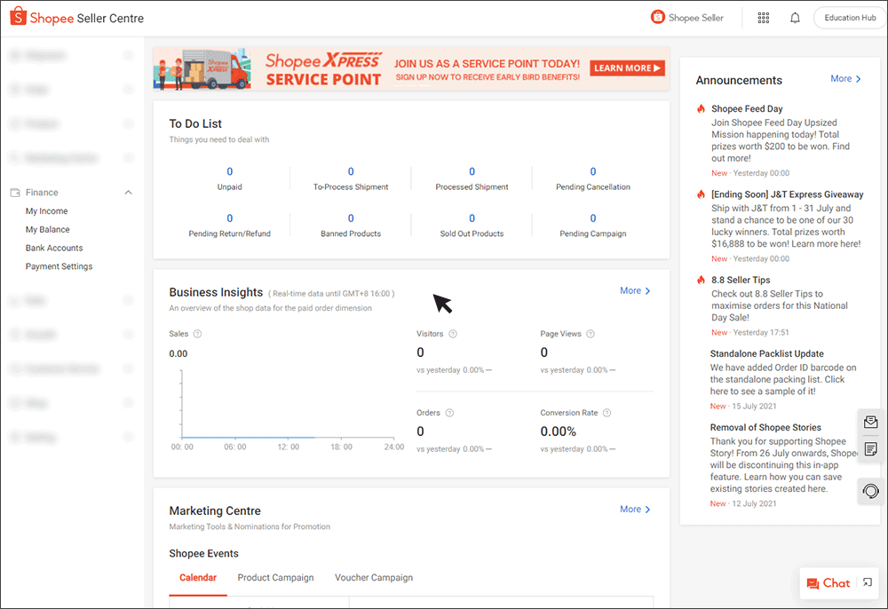 Managing transactions with Seller Balance | Shopee SG Seller Education Hub