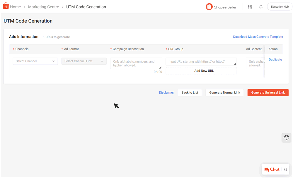 Generate UTM Tracking Codes | MY Seller Education [Shopee]
