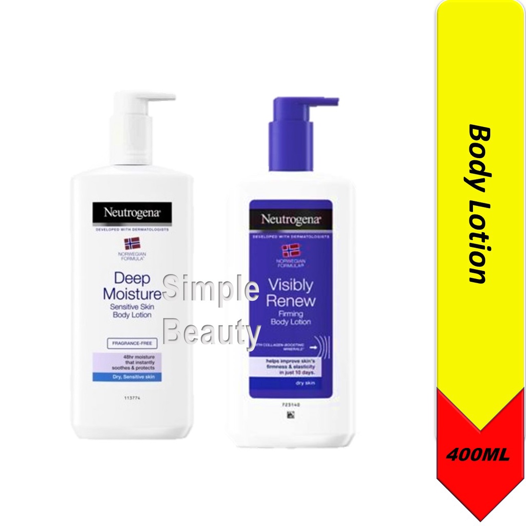 Neutrogena Body Lotion, 400ml | Shopee Singapore