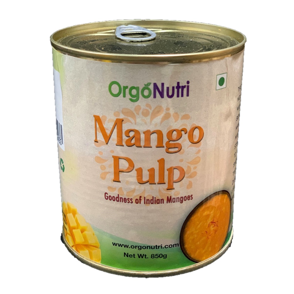 OrgoNutri Mango Pulp, 850g- Goodness Of Indian Mangoes | Shopee Singapore