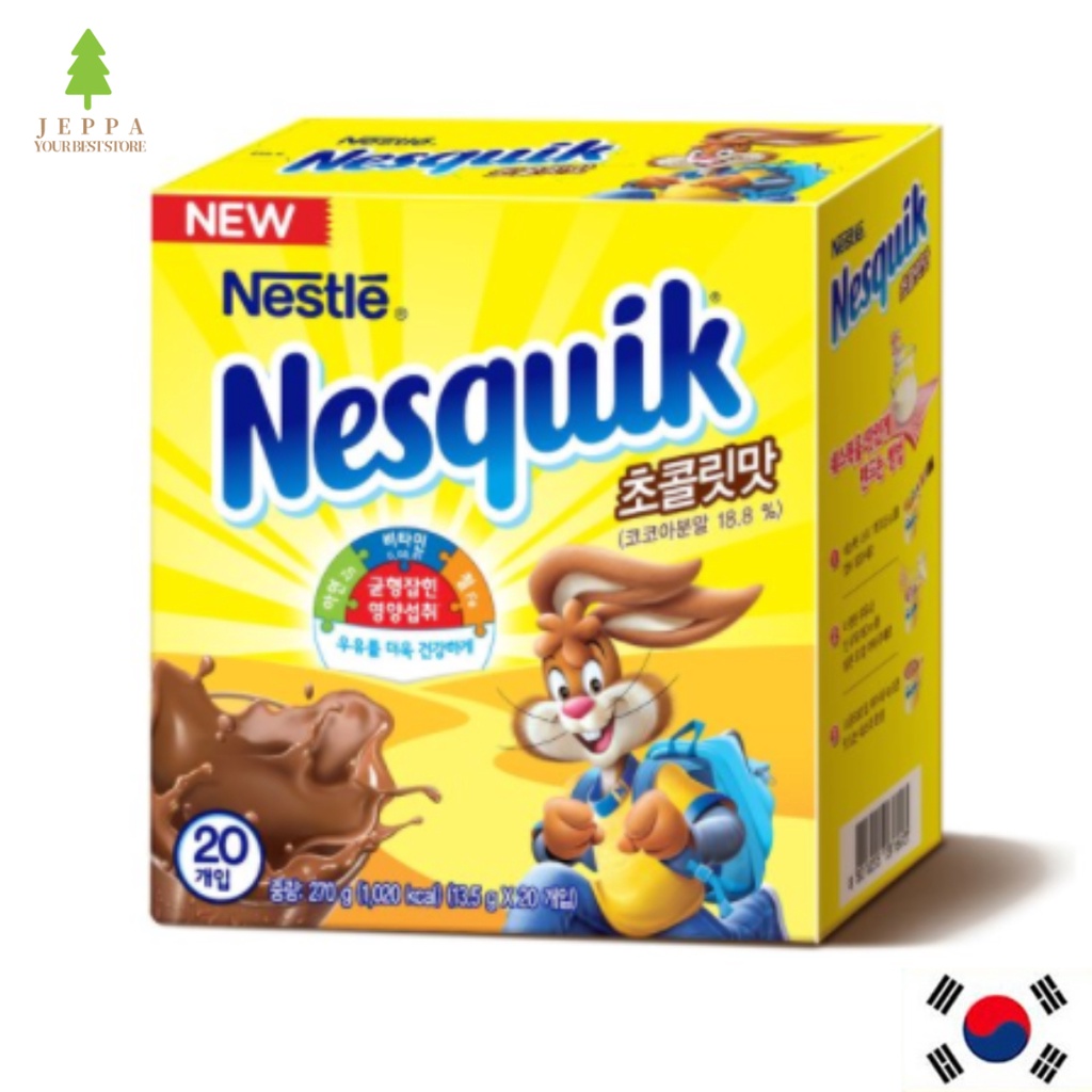 [Nestle] New Nesquik Chocolate Flavor Stick 20T | Shopee Singapore