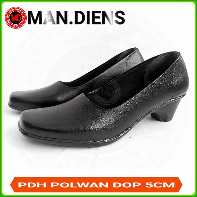 Mandiens - Women 's Leather Shoes 3.5cm Pdh Polwan Persite Bayangkari ...