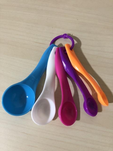5PC Style Kitchen Colourworks Measuring Spoons Spoon Cup Baking Utensil ...