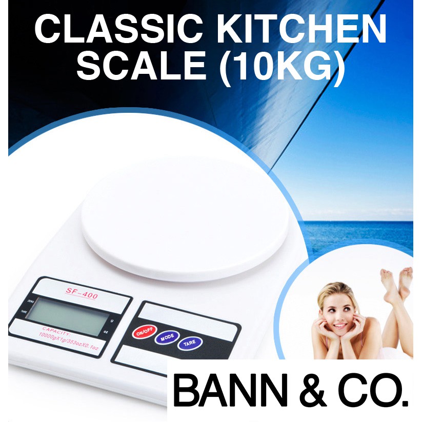 10KG Classic Kitchen Scale w/ LCD Display (1G Precision) | Shopee Singapore