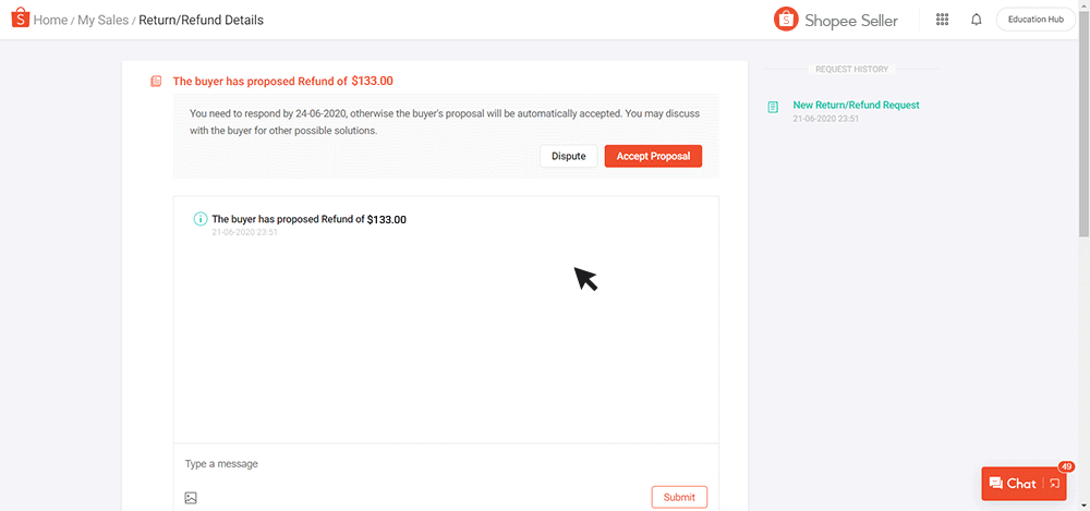 Processing return/refund requests on Seller Centre | Shopee SG Seller ...