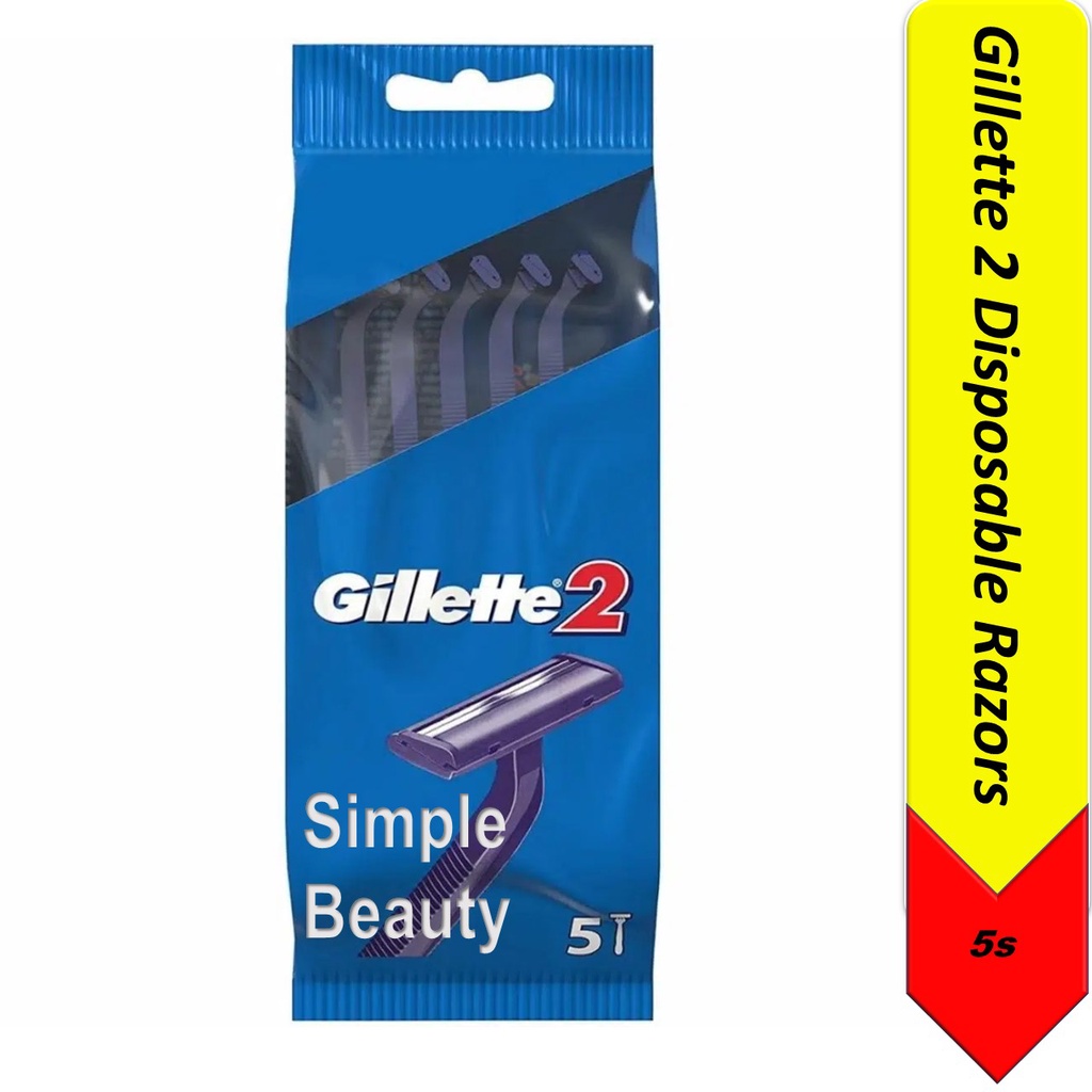 Gillette G2 Men's Disposable Travel Razors, 5s | Shopee Singapore