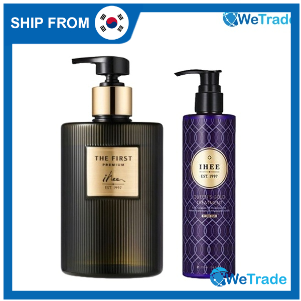 [Ihee] the first premium shampoo 480ml + IHEE Queen's Gold Treatment ...