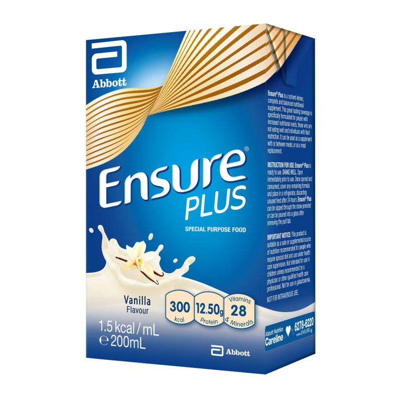 Ensure Plus Vanilla (200ml) | Shopee Singapore