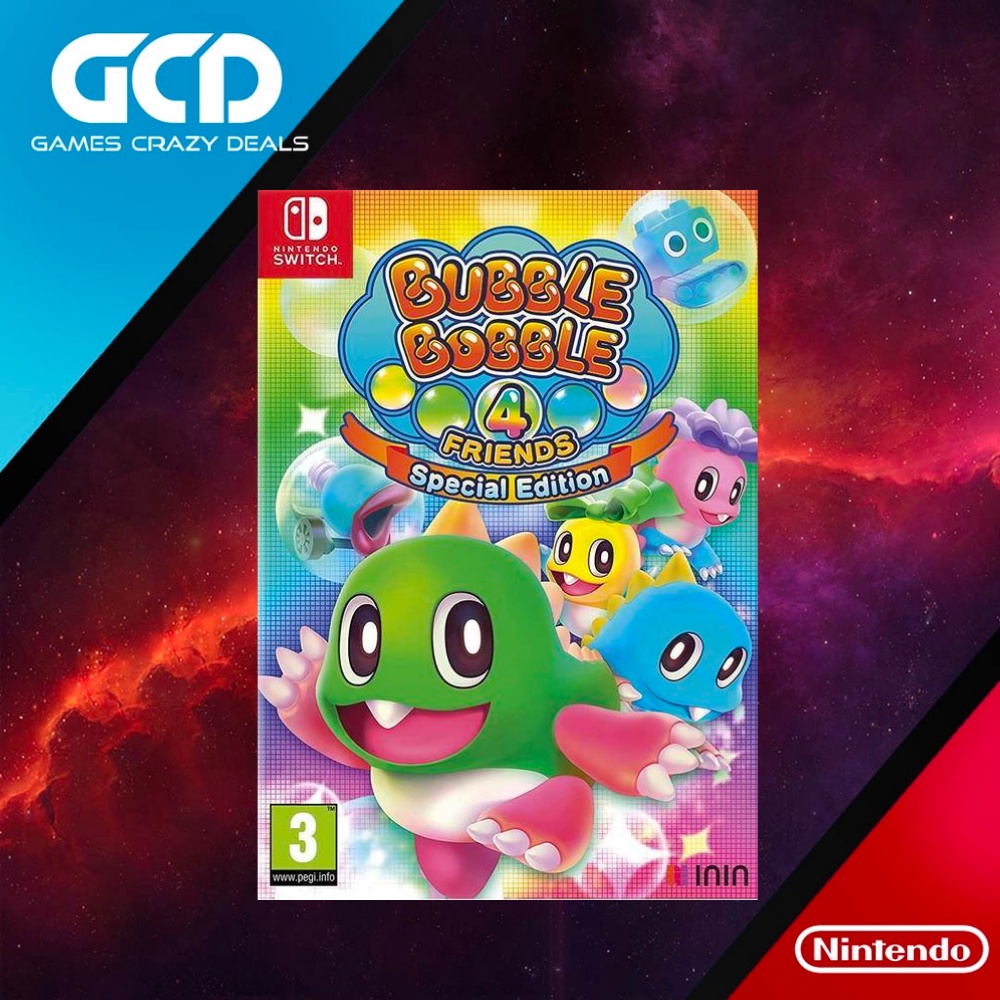 Nintendo Switch Bubble Bobble 4 Friends Special Edition (EU) | Shopee ...