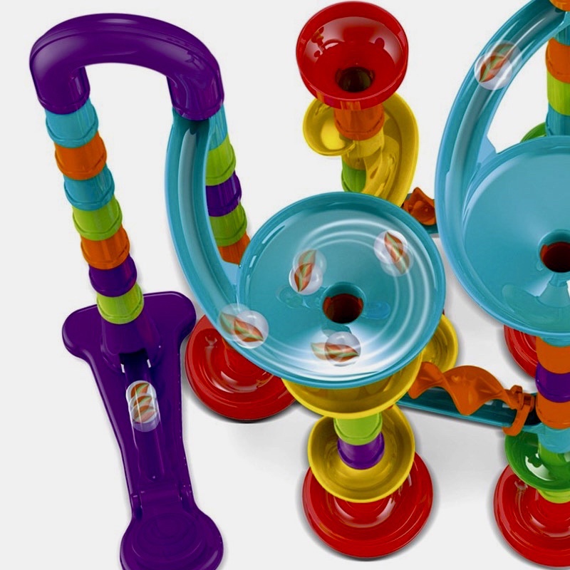 [SG Stock] Marble Ball Run Pipeline / Pipe Connector Toy Set Slide ...