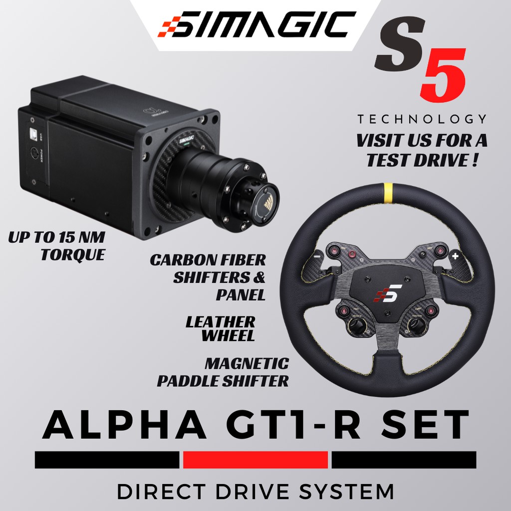 Simagic Alpha Direct Drive Wheelset / Simagic Alpha Direct Drive system ...