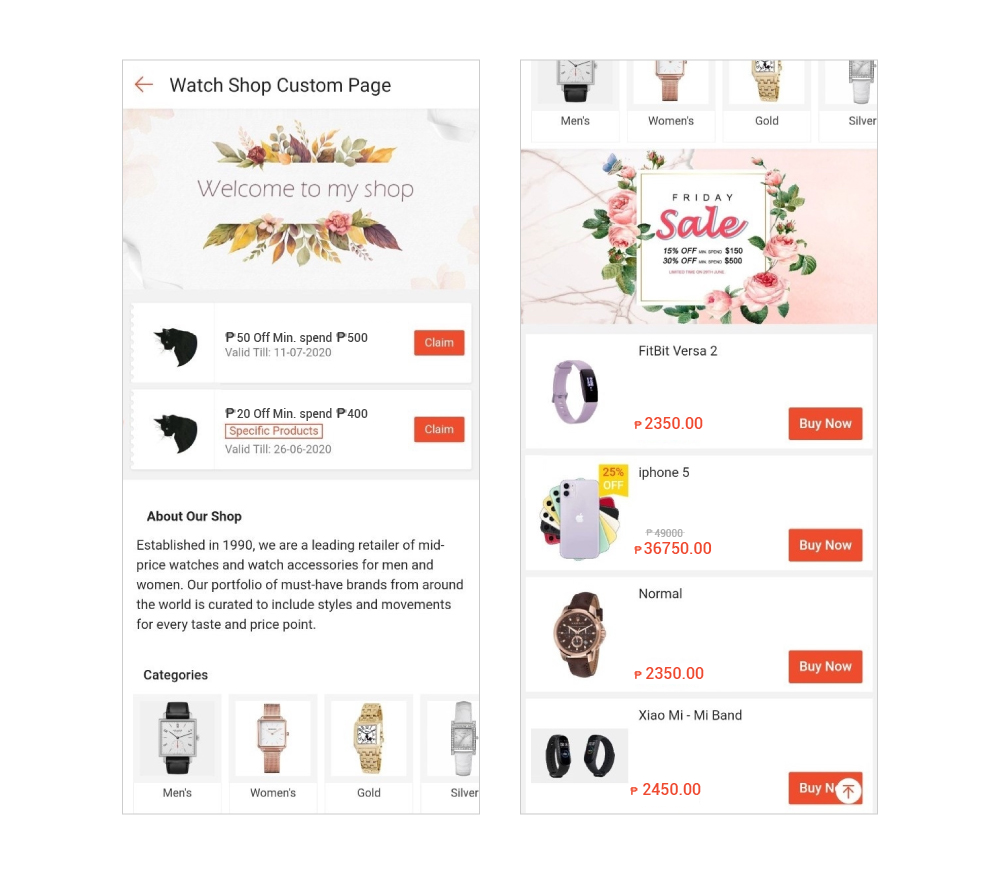 What can I do with Shop Custom Page? | Shopee PH Seller Education Hub