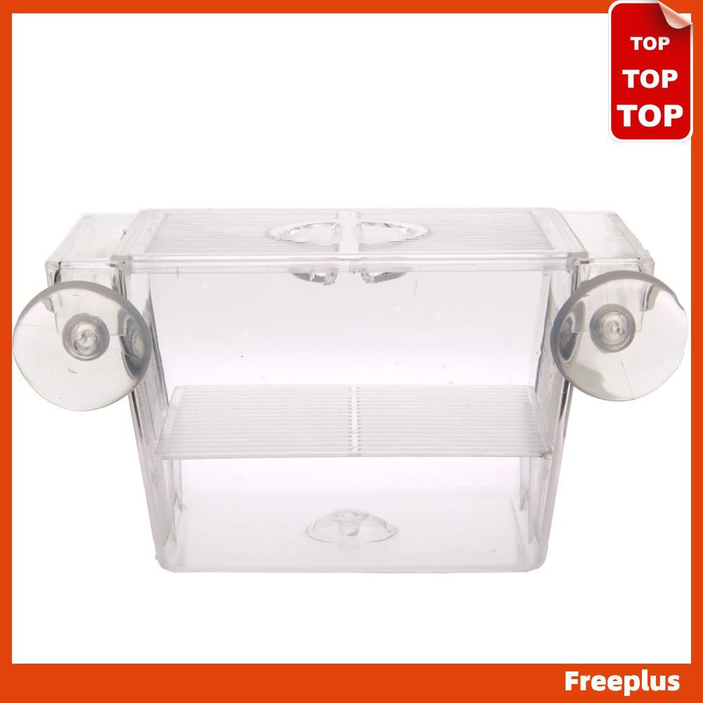 Acrylic Fish Breeding Box Tank Fry Trap Hatchery Floating Breeder ...